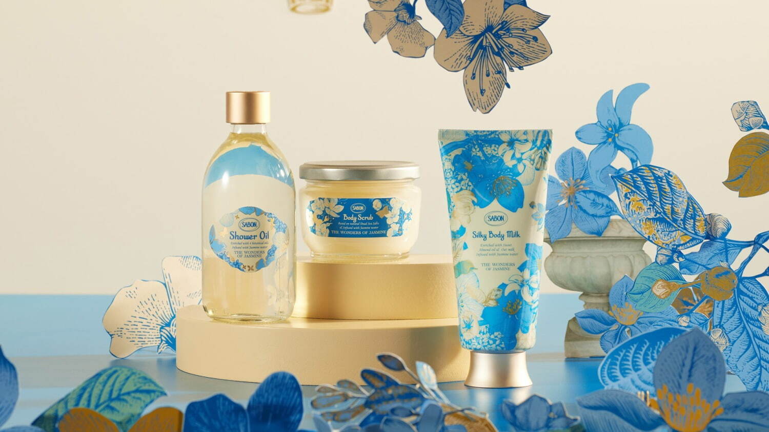 【SABON(サボン)】2023年夏コレクション、魅惑的でエレガントな香り「ワンダーズ・オブ・ジャスミン コレクション」を限定発売！【4/6発売】