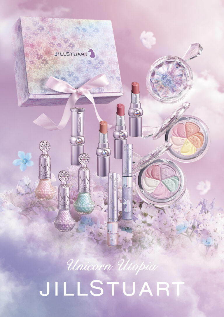 【JILL STUART(ジルスチュアート)】2023年ホリデーコレクション！ユニコーンカラーの”花びらチーク”やリップ、偏光パール入りアイライナーが登場【11月10日発売】