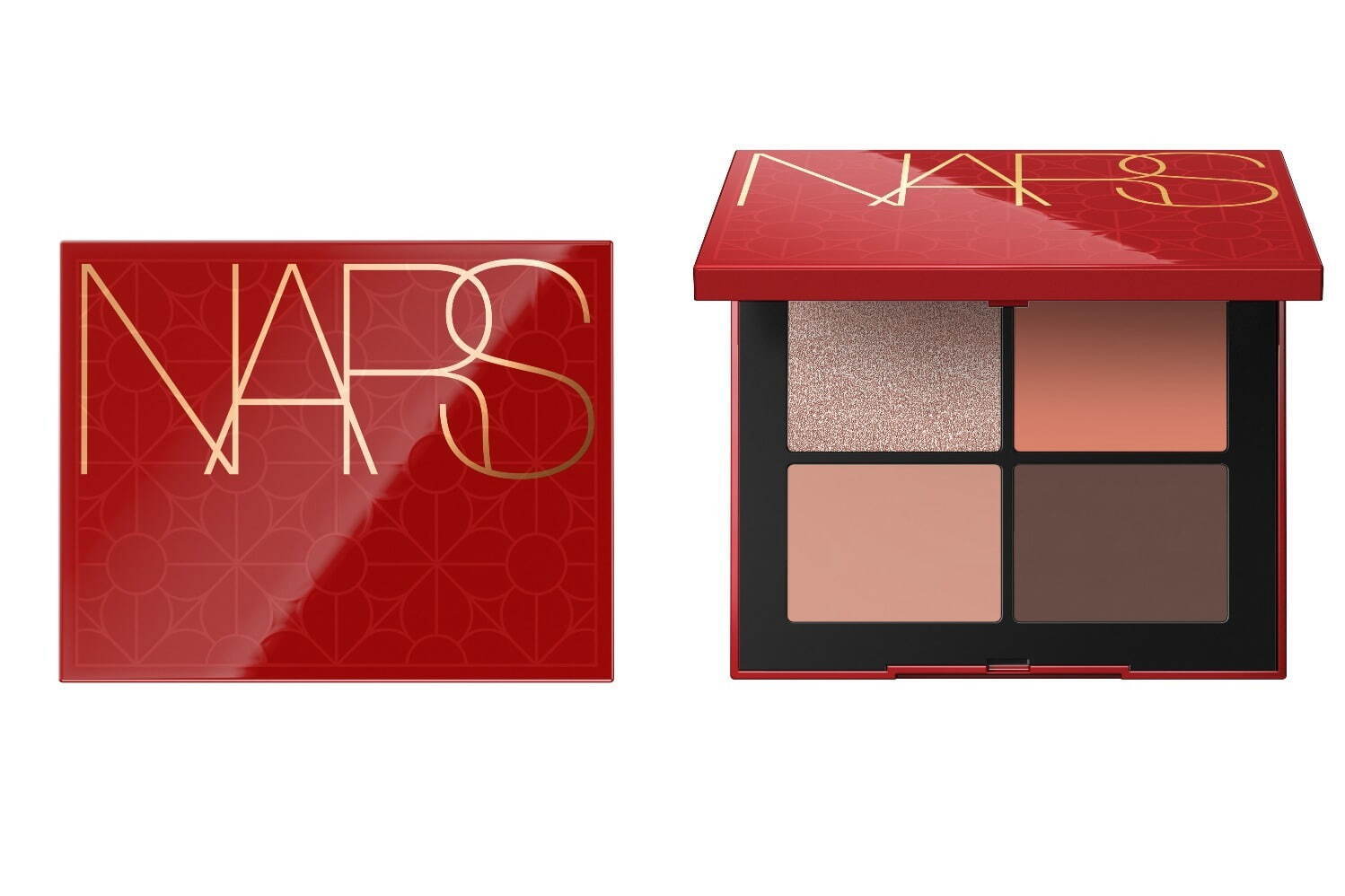 【NARS(ナーズ)】2024年新春コスメ「ザ ルナー ニューイヤー コレクション」 アイシャドウパレットやリフ粉などが、赤の限定パッケージになって登場【1月1日～全国発売】