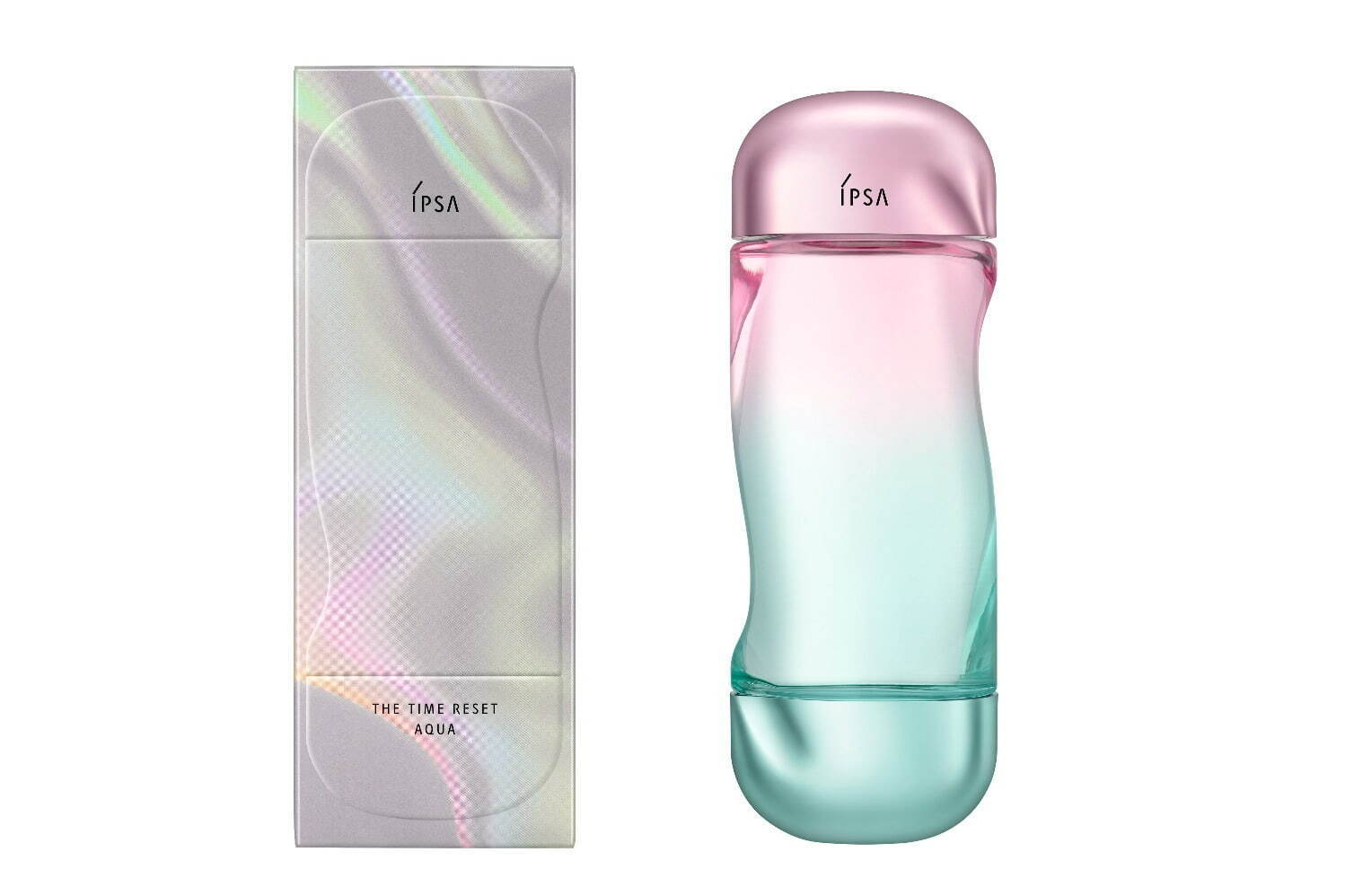 【IPSA(イプサ)】2025年夏コスメ！名品化粧水「ザ・タイムR アクア」がオーロラカラーの限定ボトルで登場【予約/発売情報】
